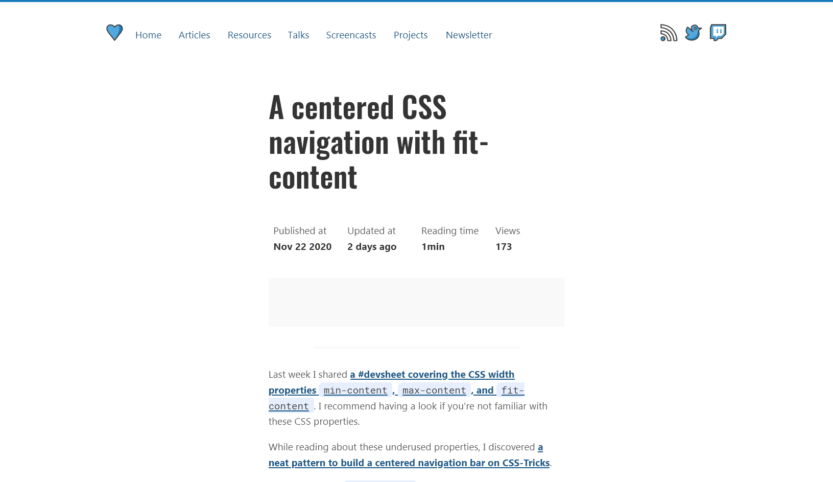 A Simple Responsive Blog - Page 003